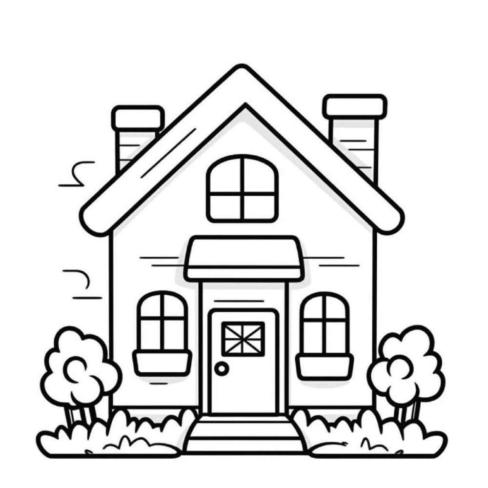 22 Home Coloring Pages